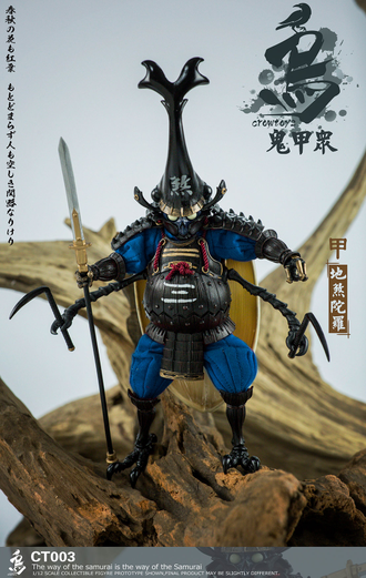 Жук-самурай с яри - Коллекционная ФИГУРКА 1/12 scale Samurai Beetle ...