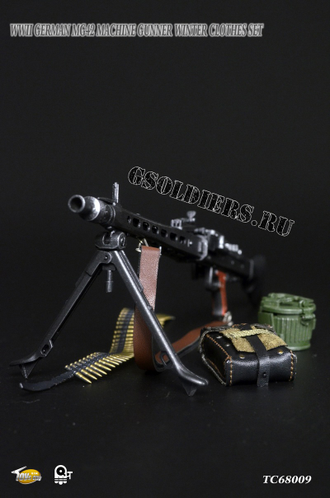 Коллекционная фигурка WWII GERMAN MG42 MACHINE GUNNER WINTER CLOTHES ...