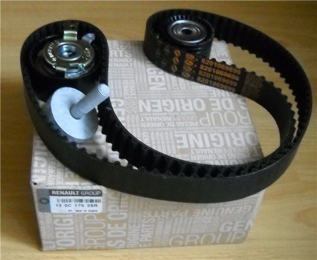 Оригинальный комплект ремня ГРМ для Рено Сандеро 2 (1.6; 16V)