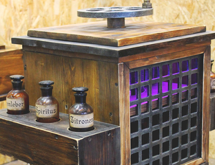 Props from "Magic school: philosophy stone" - Potion Making Machine
