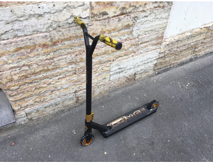 Самокат Трюковой ATEOX VICE Черно-золотой купить в Спб НЕДОРОГО и со ...