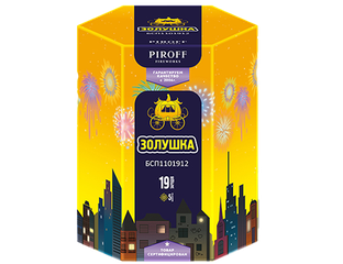 Купить в СПб Фейерверк ЗОЛУШКА 19 залпов БСП1101912