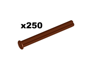 Technic, Axle 5L with Stop, Reddish Brown (15462 / 6159763)