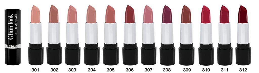Губная помада GLAM LOOK cream velvet Люкс Визаж купить по низкой цене.
