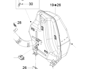 Глушитель (муфлер) оригинал BRP 514055055/514054747 для BRP LYNX/Ski-Doo