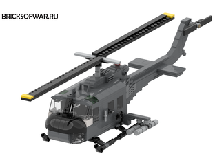 Военный набор Лего Вертолет Белл UH-1 Ирокез | Helicopter Bell UH-1 ...