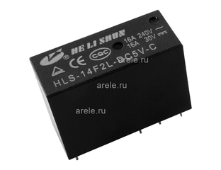 Реле Helishun HLS-14F2L-DC5V-C. Купить по оптовой цене.