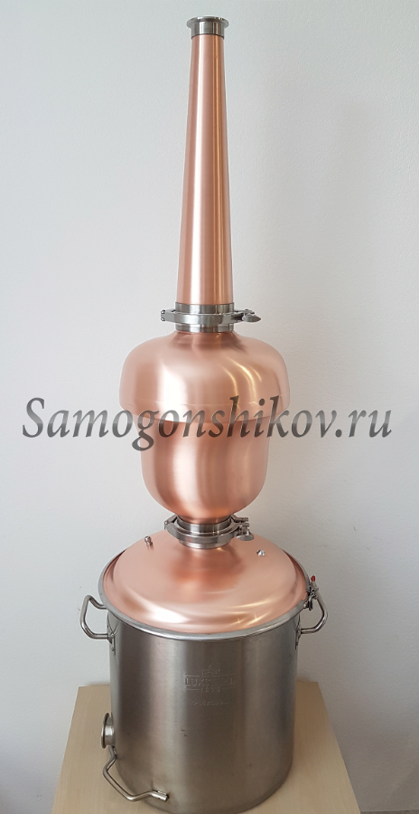 Медное оборудование - Медный конус с клампами 4 на 1,5 дюйма