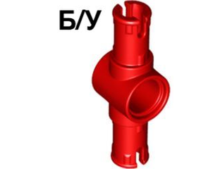 Technic, Pin 3L with Friction Ridges and Center Pin Hole, Red (87082 ...