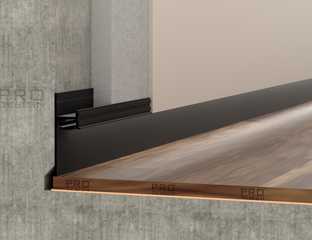 Теневой плинтус скрытого монтажа Pro Design 7209 Черный Муар RAL недорого в Москве | DVERI ...