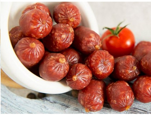 Smachos - Мини колбаски Smachos Со вкусом бекона и чеснока 500г