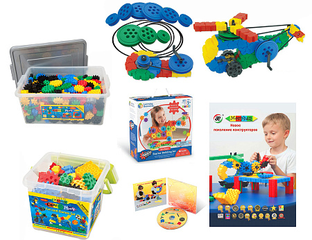 Набор конструкторов Morphun «STEM.Шестеренки» основы моделирования