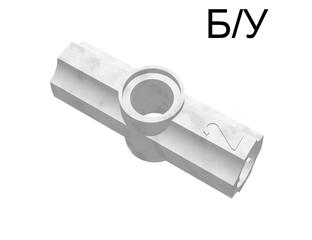 Technic, Axle and Pin Connector Angled #2 - 180 degrees, Pearl Light ...