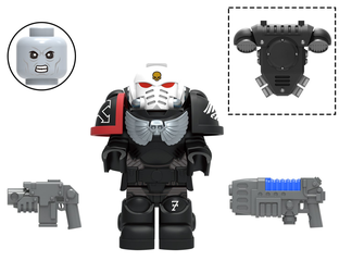 Конструктор фигурка Космодесантник, легион Гвардия Ворона Warhammer 40k ...