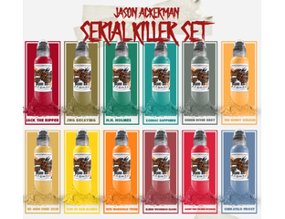 Купить краска World Famous Tattoo Ink Jason Ackerman Serial Killer 12 ...