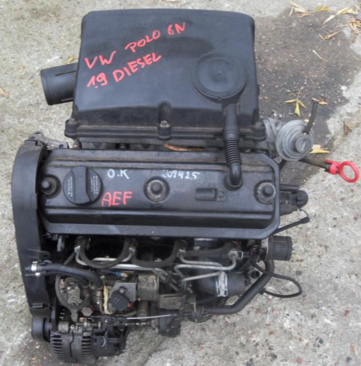 Контрактный (б у) двигатель Фольксваген (VW) AEF 1.9 SDI VW SKODA POLO ...
