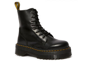 Ботинки Dr. Martens Jadon Smooth на толстой подошве черные купить