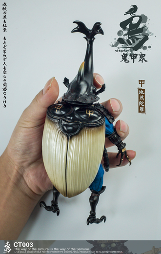 Жук-самурай с яри - Коллекционная ФИГУРКА 1/12 scale Samurai Beetle ...