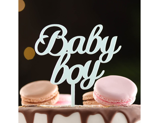 Топперы - Топпер "Baby boy", светло голубой, Дарим Красиво