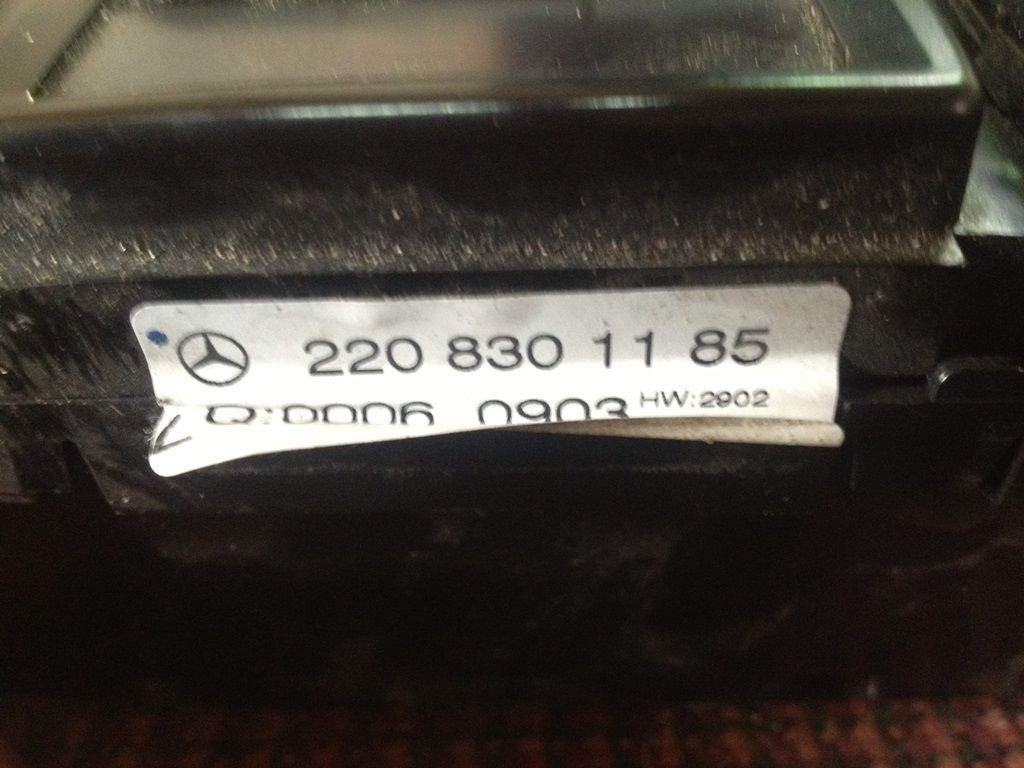 Mercedes W220 S-Class Блок автоматического климат-контроля A2208301185 ...