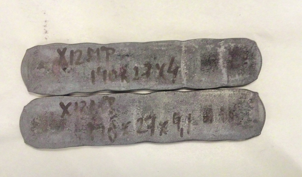 Поковка из инструментальной стали Х12МФ для маленьких ножей