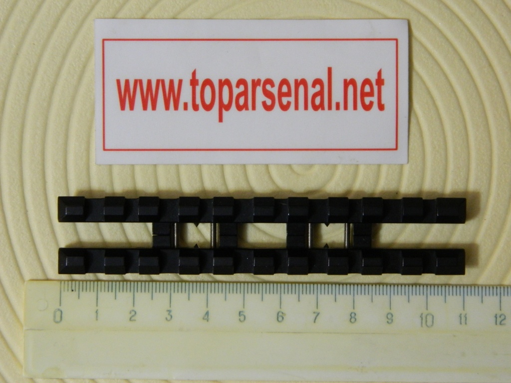 MP-27, MP-153 width 7 mm ventilated rib rail Weaver-Picatinny mount for ...