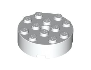 Brick, Round 4 x 4 with Hole, White (87081 / 4558956)