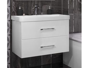 Тумба с раковиной Opadiris Арабеско 80 белый глянец - Opadiris-rus.ru онлайн интернет магазин