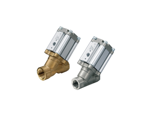 Клапаны SMC - Угловой седельный 2/2 пневмоклапан для пара VXB