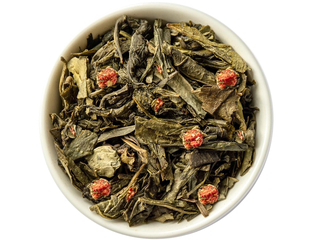 Зеленый чай с земляникой со сливками - купить в интернет-магазине Chef Tea