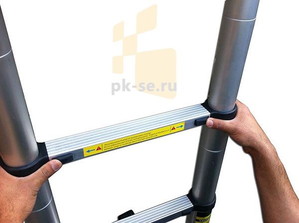 Лестница-стремянка телескопическая 2х10 длина 8 метров. Такую лестницу ...