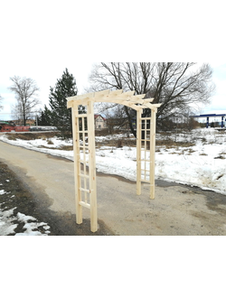 Арки деревянные садовые из хвойных пород дерева сосна, ель, лиственница.