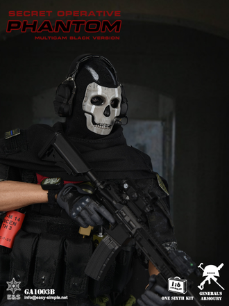 Саймон "Гоуст" Райли - Лимитированная Черная Мультикам-версия (Призрак ...