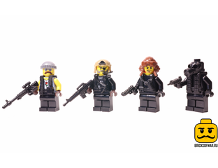 Лего фигурки бандитов | Lego custom minifigure criminal