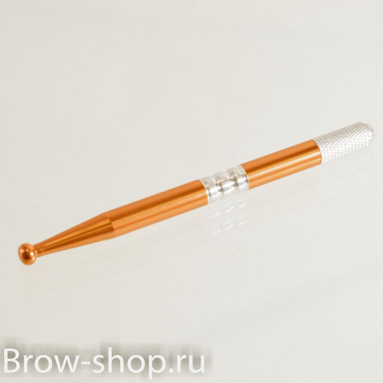 Манипула для микроблейдинга бровей, губ, век розовая, синяя, золотая