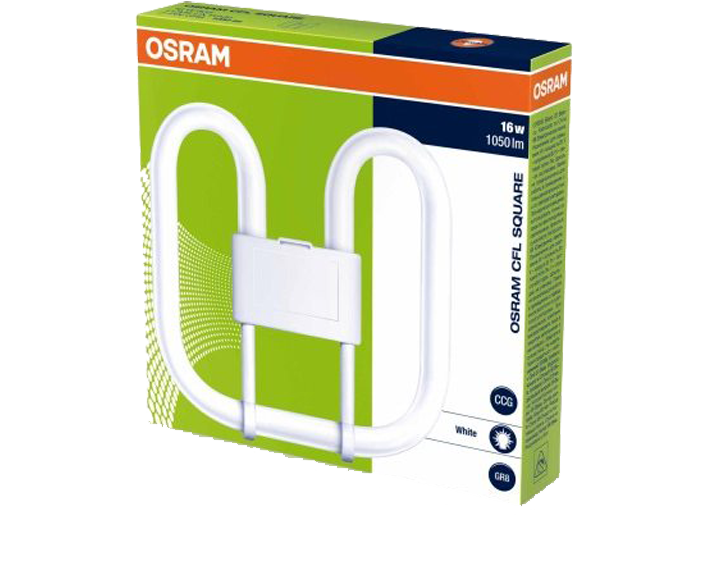 Лампы в форме "Бабочки" - Энергосберегающая лампа Osram CFL Square 16w ...