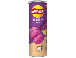 Купить Чипсы Lays в Тубе Фиолетовая картошка и Кокос 90гр (24 шт)