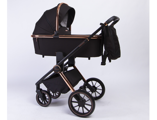 Коляска 2 в 1 Peppy Monaco Golden black
