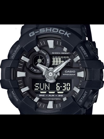 Часы Casio G-Shock GA-700-1B купить в интернет-магазине 12chasov.ru