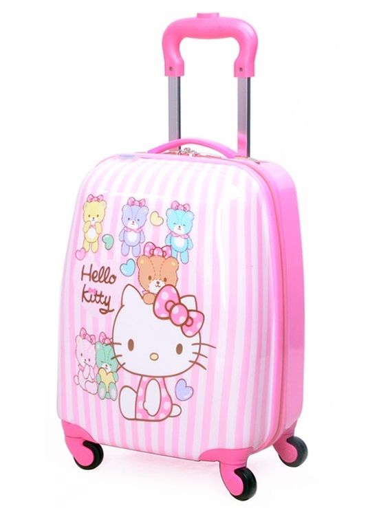 Полосатый чемодан Hello Kitty - купить за 2 850 руб. Жми!