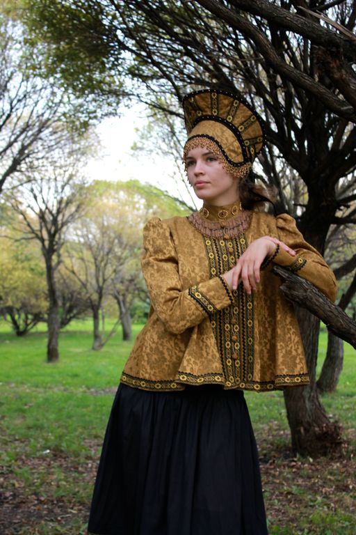 Платья - Костюм "северное золото"