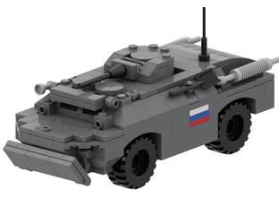 БРДМ-2 - военная техника Лего, боевая машина пехоты | BRDM 2 lego ...