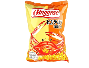 Чипсы БИНГРЭ (Binggrae) - Чипсы БИНГРЭ Краб (Binggrae) 50гр