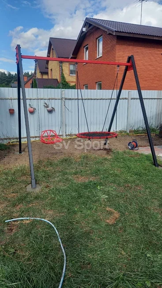 Уличные качели Sv Sport Maxi (рама 3.0м + гнездо "Grad" d 1.0м ...