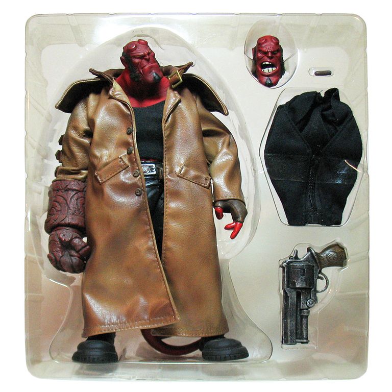 Hellboy Exclusive SDCC Exclusive Limited Eedition 3000 Extreme Hellboy 10 Roto Figure 2004 Mezco 1