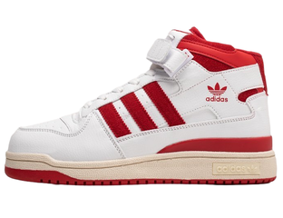 Adidas Forum 84 High White Red купить