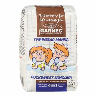 Крупка "Гречневая манка" без глютена, 450г (Гарнец) Добро - магазин ...