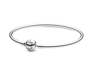 Браслеты Пандора - Серебряный браслет-бэнгл Moments Артикул: 590713