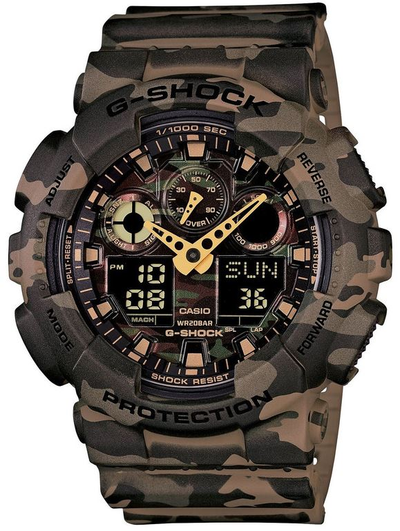 Часы Casio G-Shock GA-100CM-5A купить в интернет-магазине 12chasov.ru