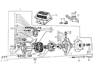 Двигатель PERKINS D3900 - Генератор Д3900